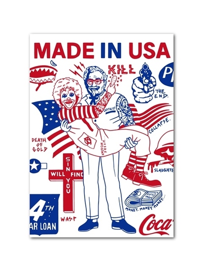 SOFTMACHINE 「USA POSTER」 A3ポスター