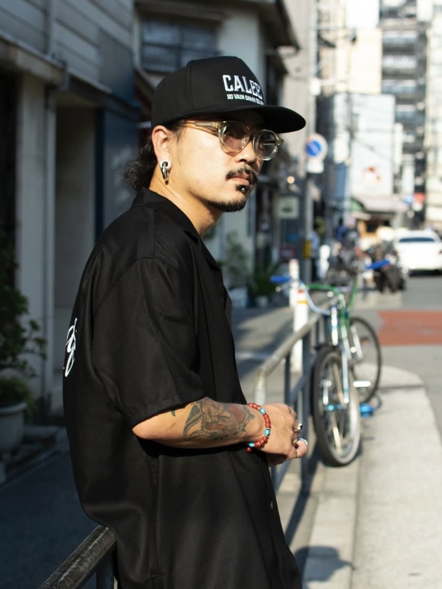 CALEE 「CALEE NATIONAL LOGO SOUVENIR CAP」 5パネルスナップバック キャップ